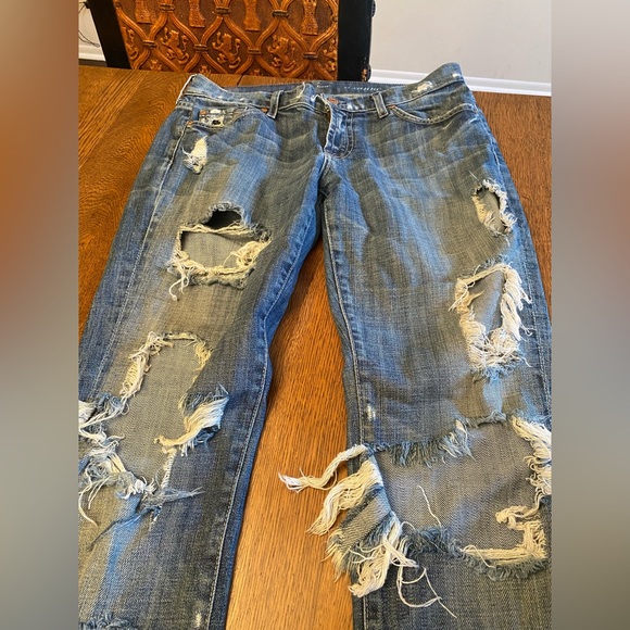 7 For All Mankind | Jeans | Used Womens Ripped Jean | Poshmark